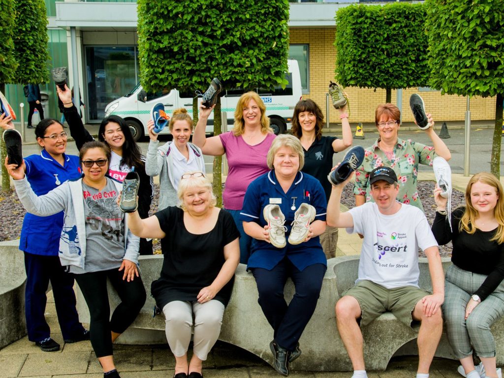 Hospital staff take a hike for stroke patients - Frimley Health Charity