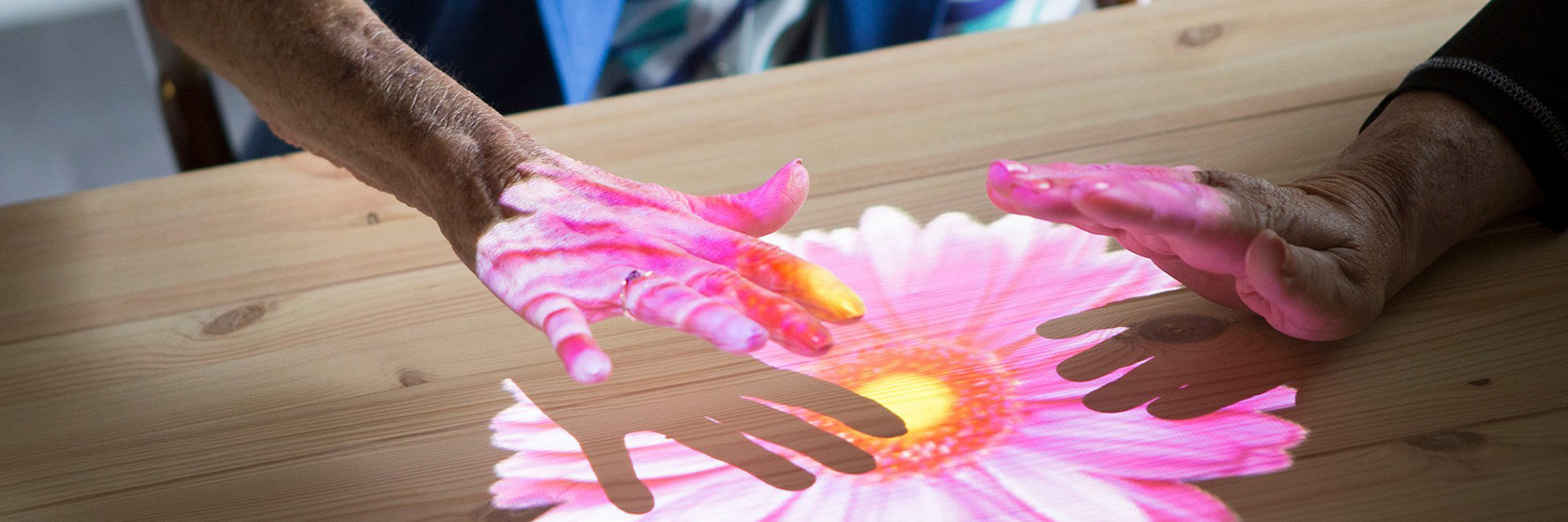 ‘Magic Table’ in our Dementia ward at Wexham - Frimley Health Charity