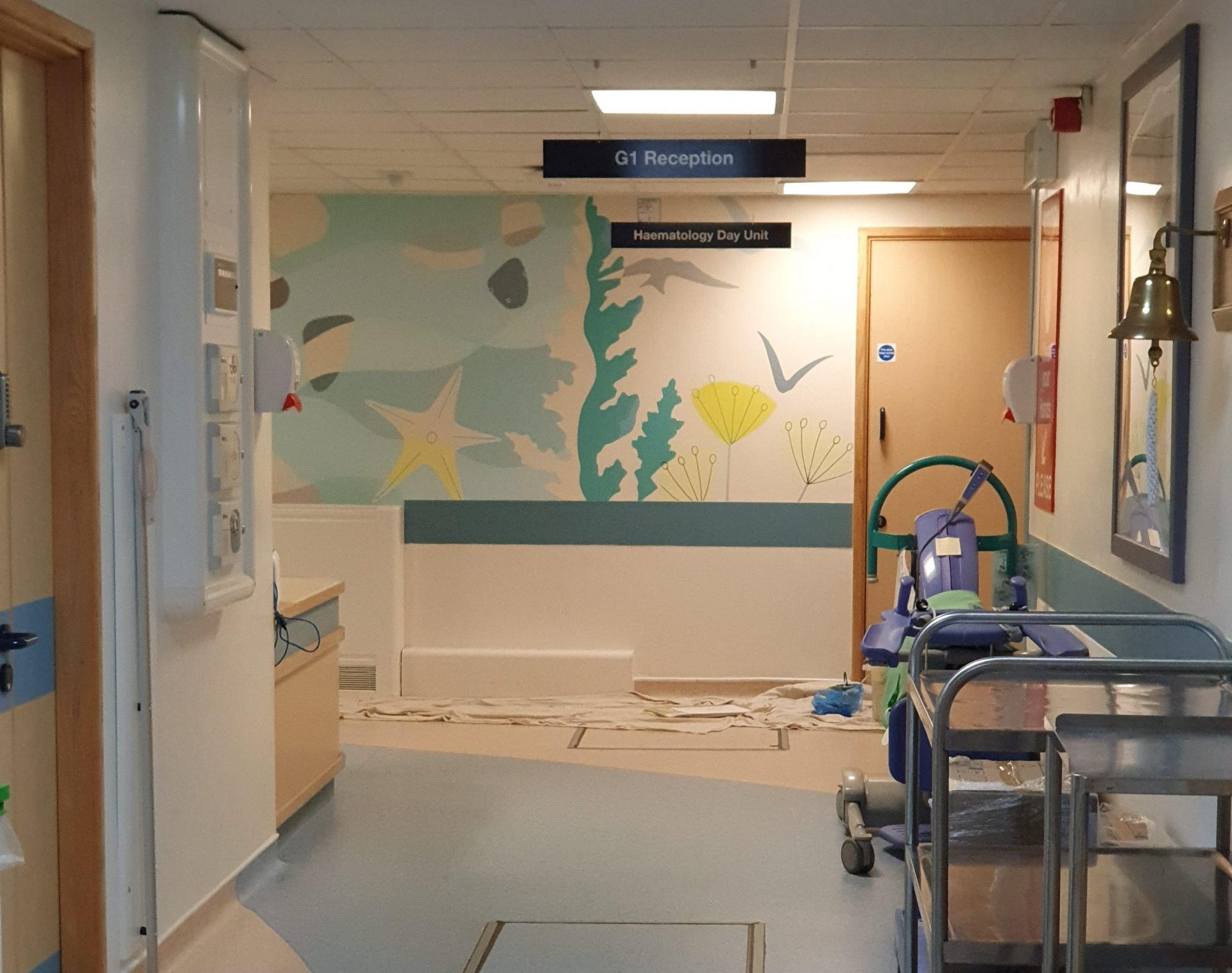 Your money gives a well deserved lift to our Cancer Unit at Frimley ...