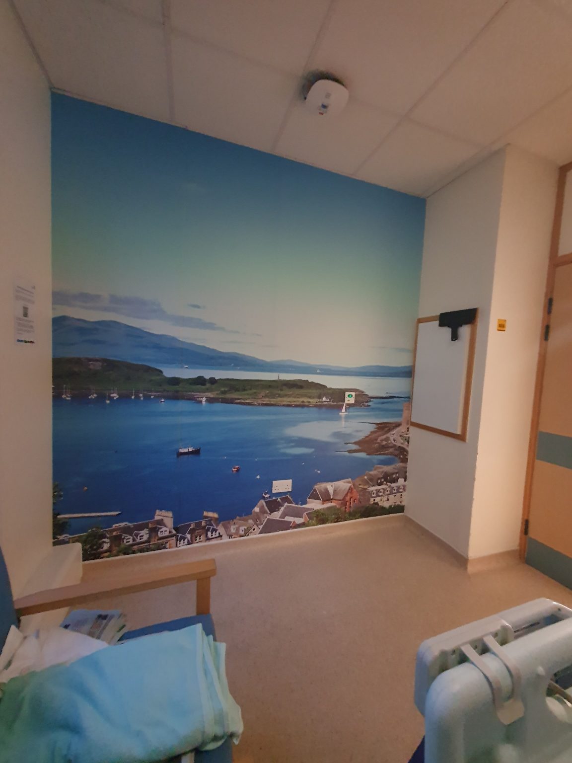 Chemotherapy rooms at Frimley Park get a new view - Frimley Health Charity